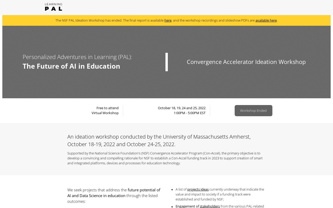 Convergence Accelerator Ideation Workshop | October 2022
